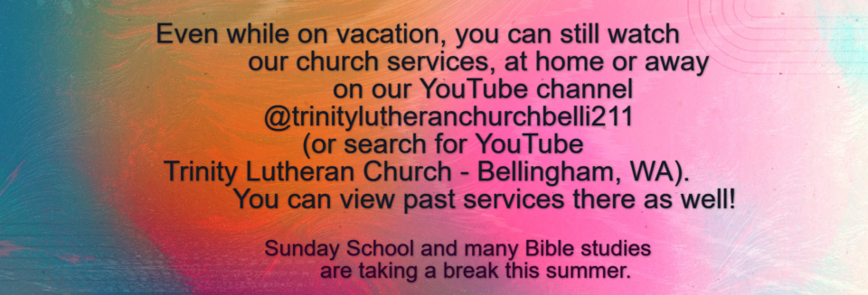 Home - Trinity Lutheran Church Bellingham Washington